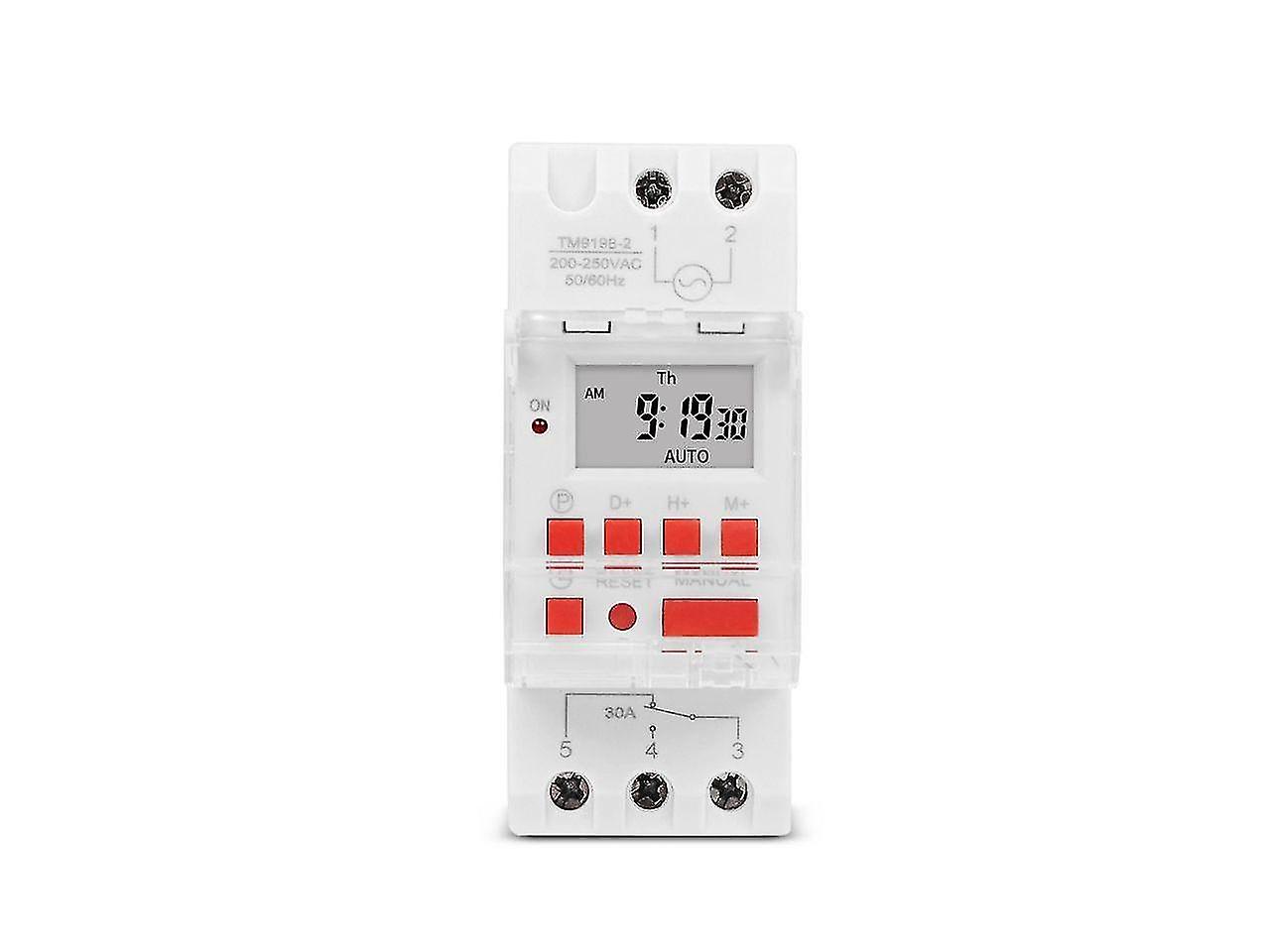 Sinotimer Tm919b 30a Timer Switch Time Controller Automatic Cycle Timing Switch Output Built In