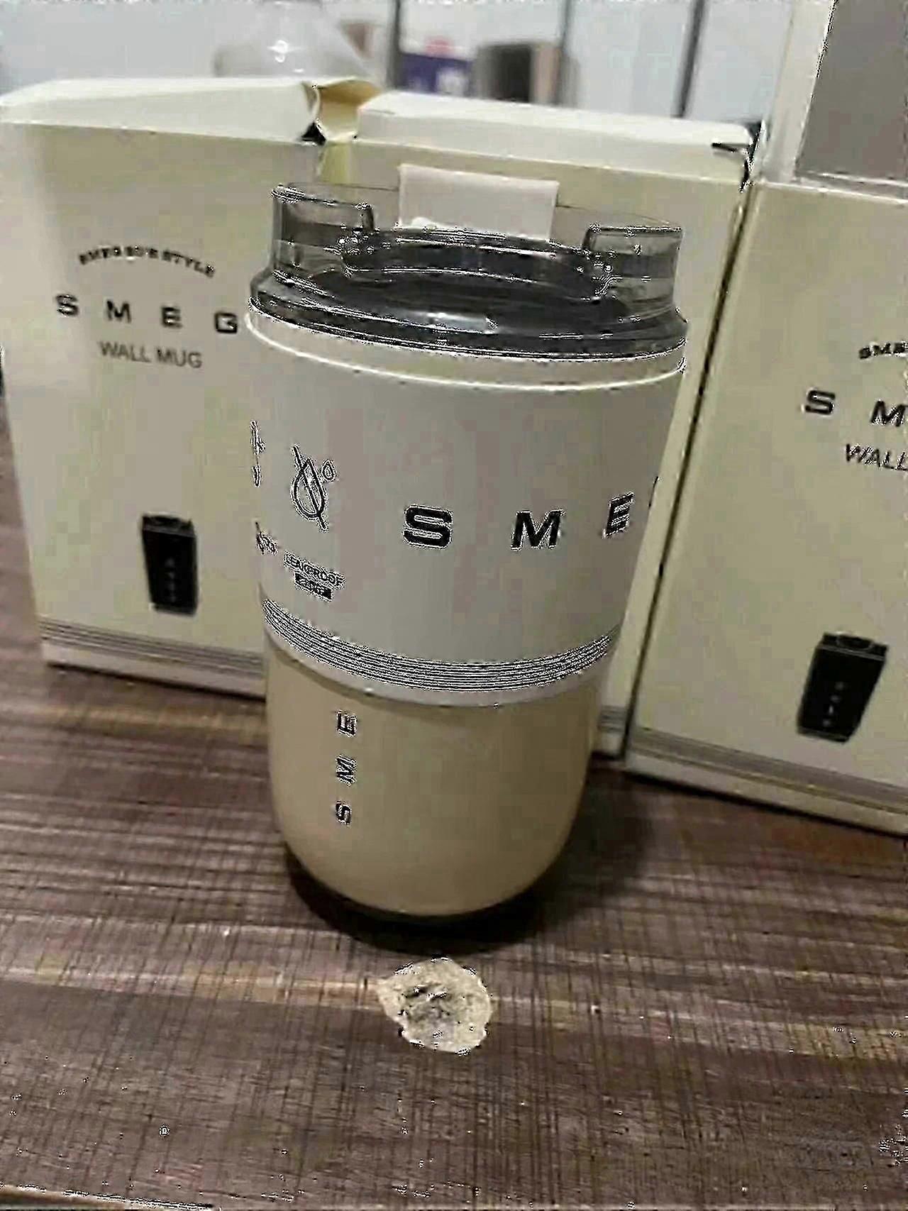 Smeg Termos Fincan Sıcak Kahve İzoleli Paslanmaz Çelik Termal Cam Kupa ...