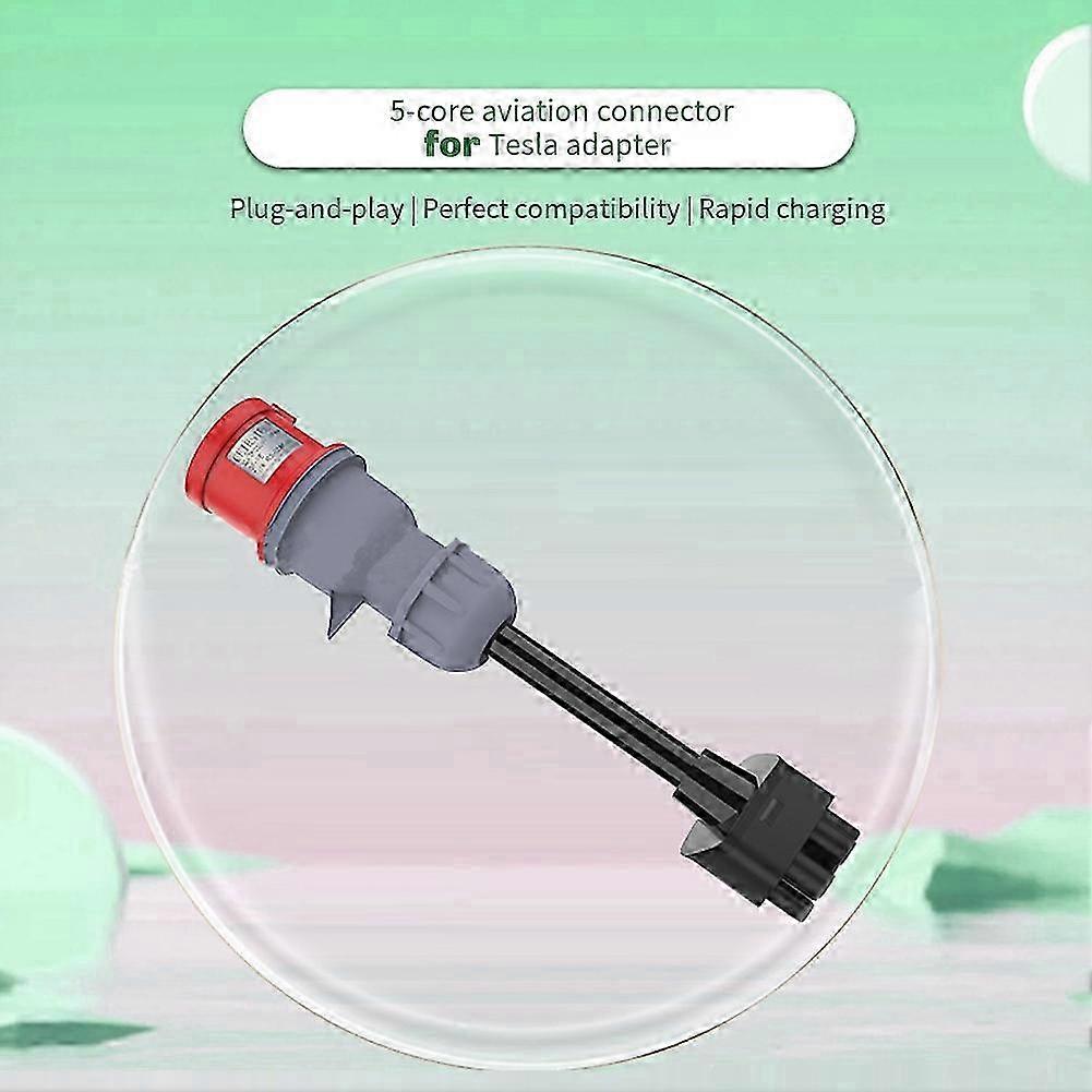 5pin CEE Adapter for Tesla Model S 3 X Y Gen 2 Ev Charger Universal ...