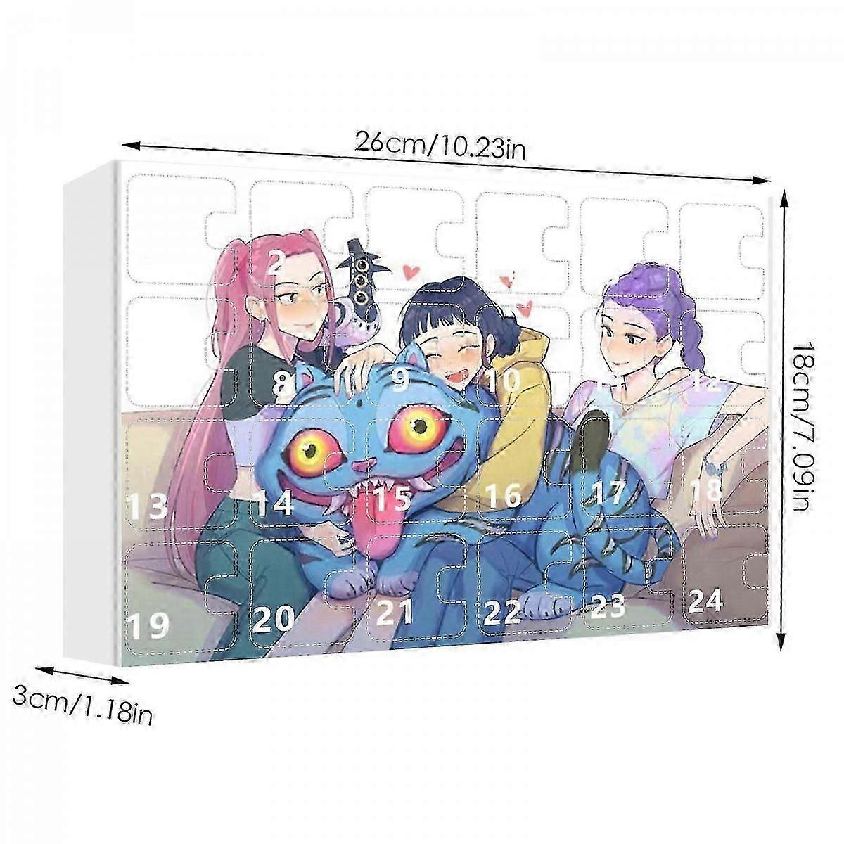 K-pop Demon Hunters Acrylic Advent Calendar Set 24 Days Surprise ...