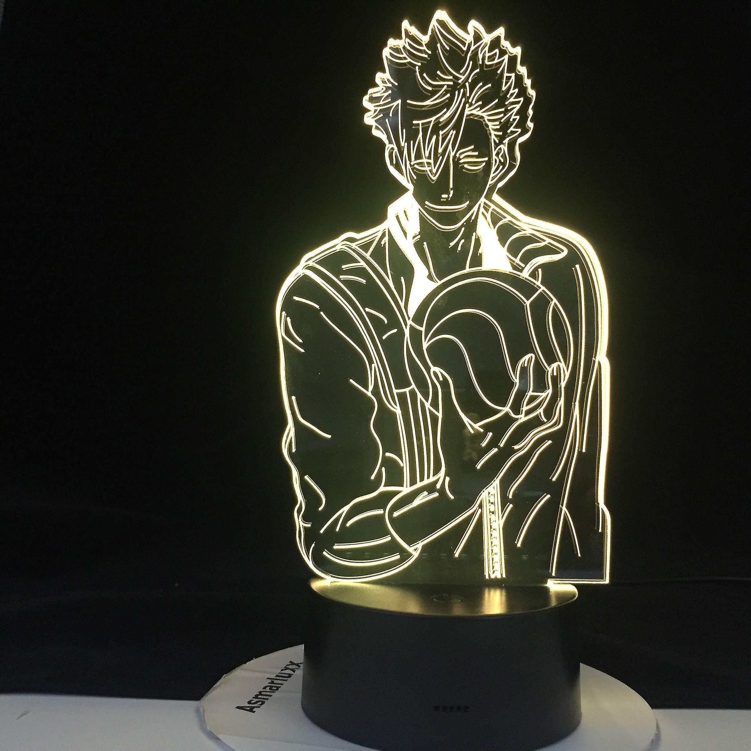 3d Lamp -tetsuro Kuroo Led Anime Lamp (haikyuu) Manga Gift Anime Lamp ...