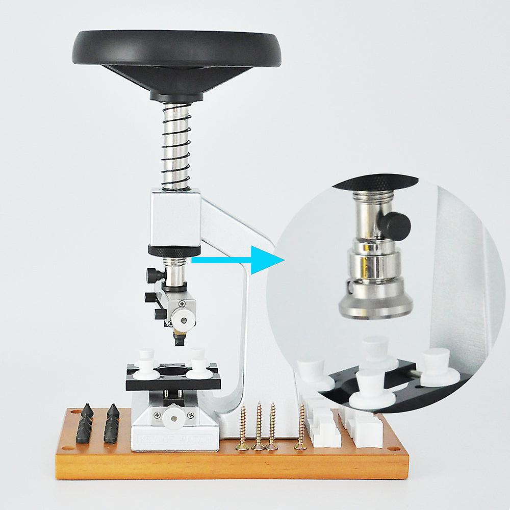 5700 Wood table watch back open close tools bench wristwatch opener with 6 opener dies for rolex ...