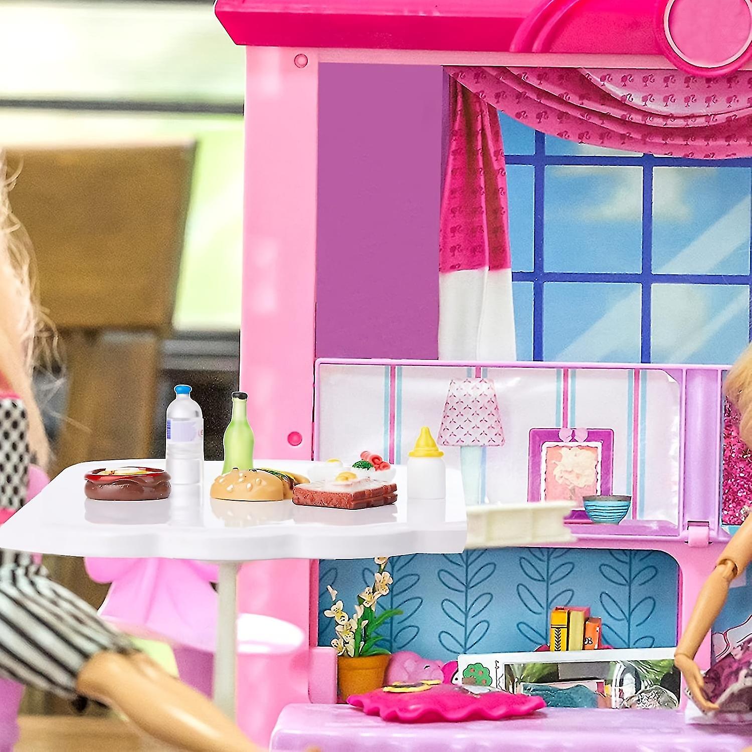 100pcs Miniature Food Modle For Dollhouse, Mini Food Drinks Bottle ...