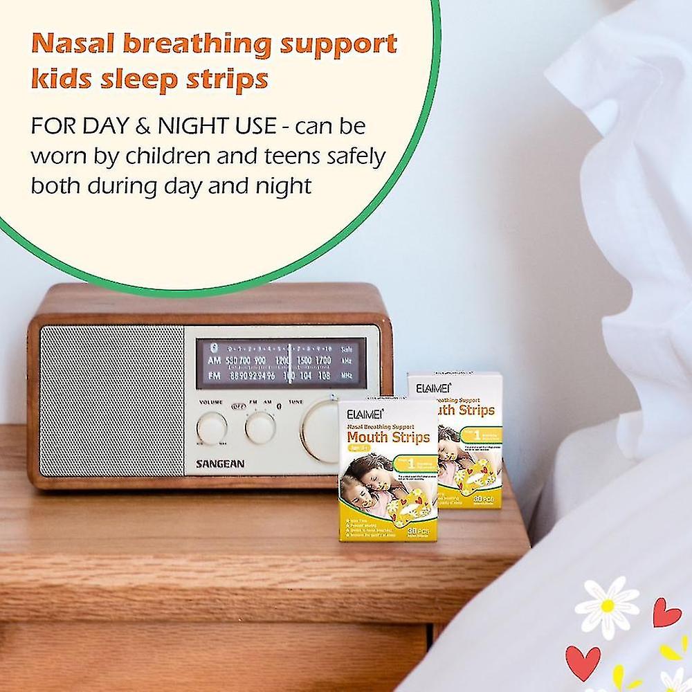 Mouth Shape Anti-suffocation Design Mouth Tape Stretchable Mouth Sleep ...