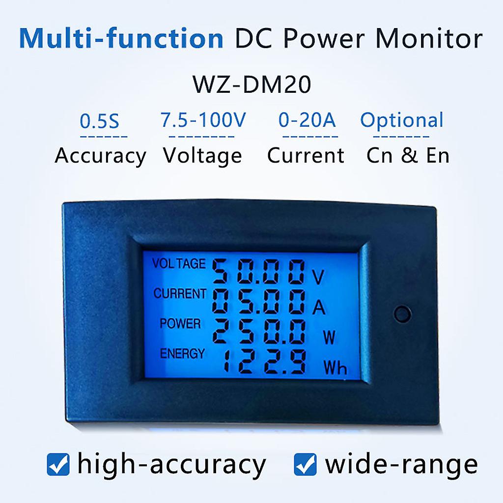 Upgraded Digital Voltage Multimeter Volt Watt Power Energy Meter ...