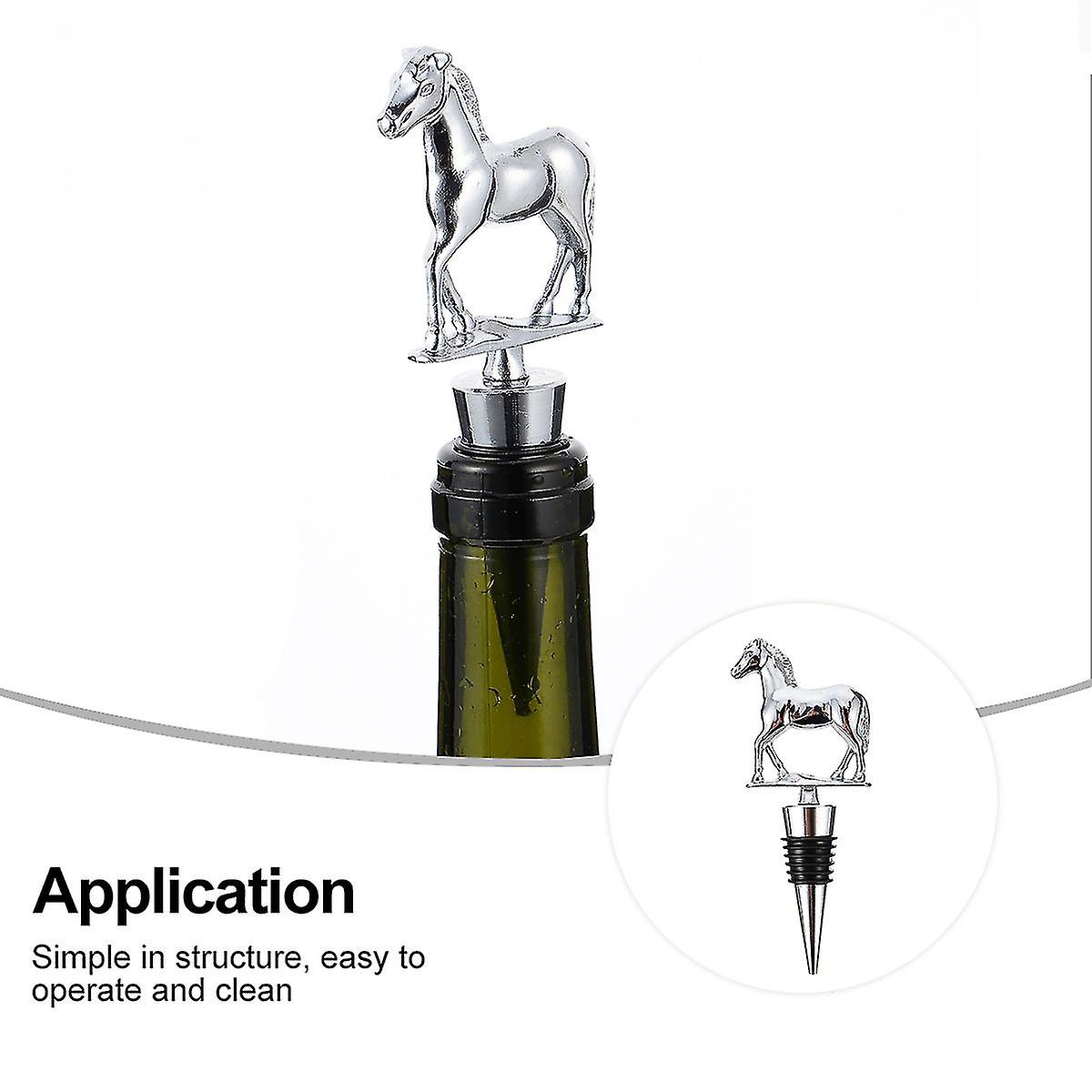 Decorative Wine Stoppers Liquor Bottle Toppers Horse Design Bottle Plug ...