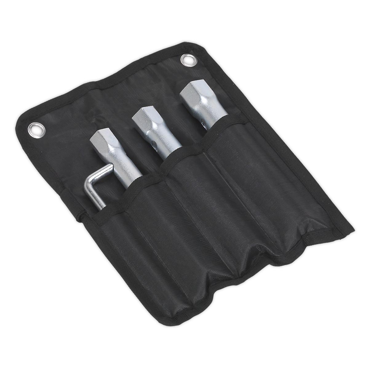 Sealey Ms165 Spark Plug Box Spanner Set 3Pc Long Reach Double End ...