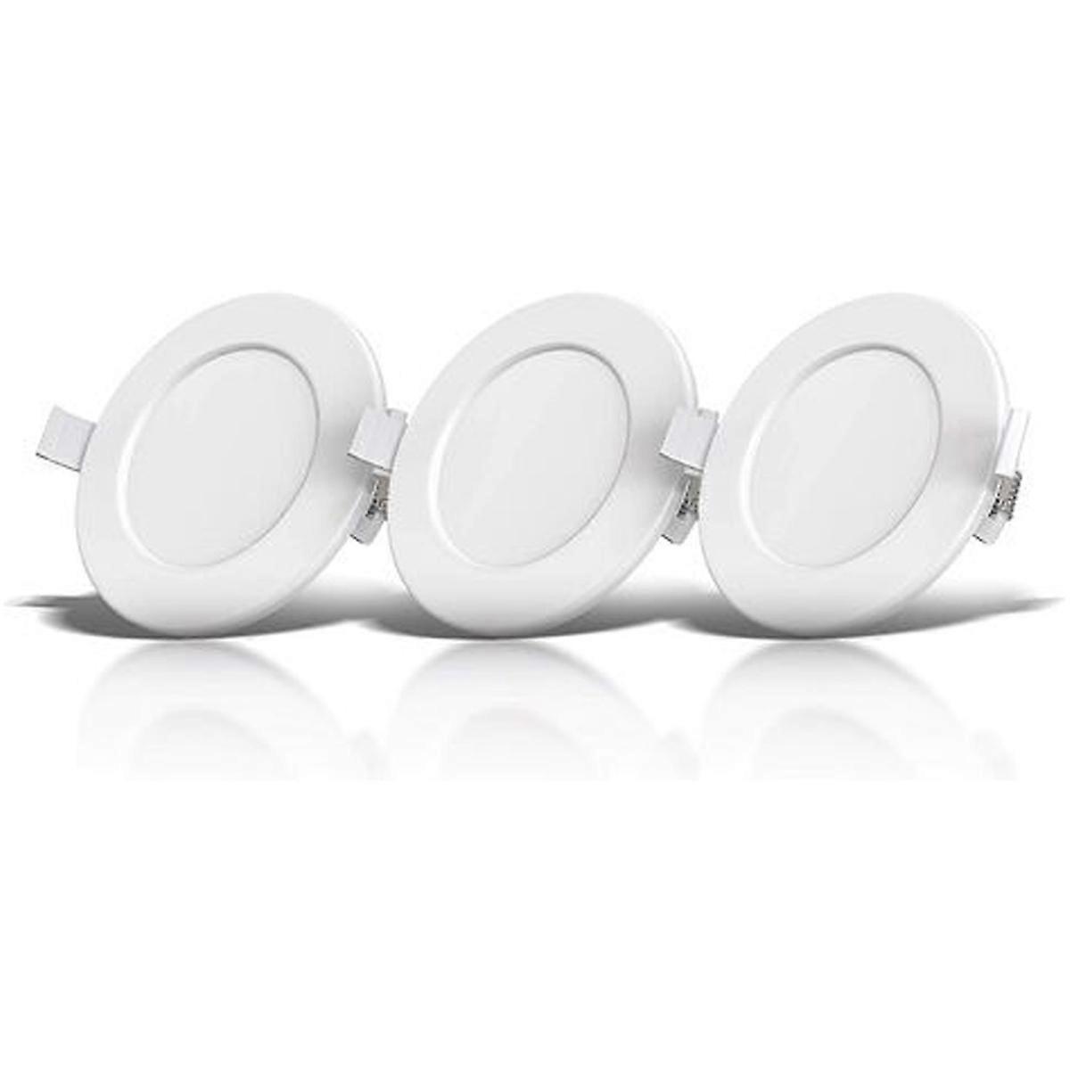 Set of 3 special IP44 bathroom recessed spotlights, protected against ...