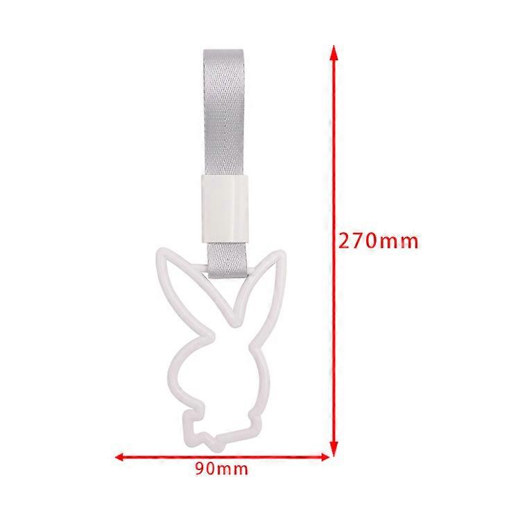JDM Rabbit Racing Tsurikawa Ring Train Bus Handle Universal Drift Anime ...