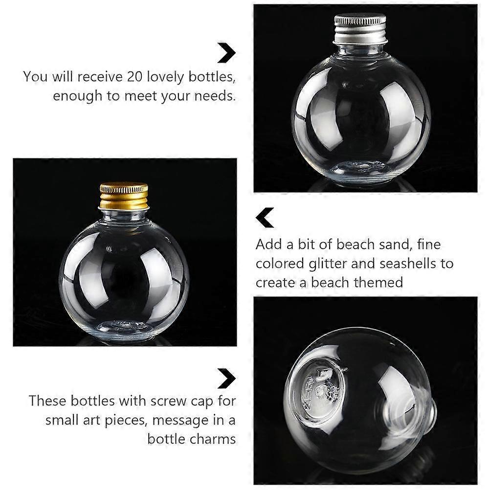 Bottle Bulb Light Bottles Travel Jar Fillable Bulbs Clear Shaped ...