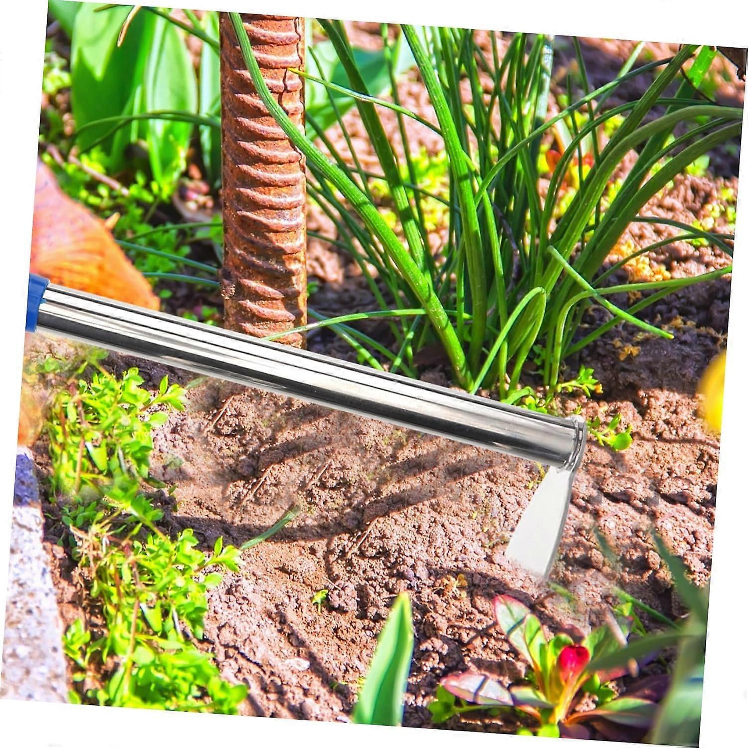 1pc Stainless Steel Small Hoe Planting Hoe Garden Tool Manual Sturdy ...
