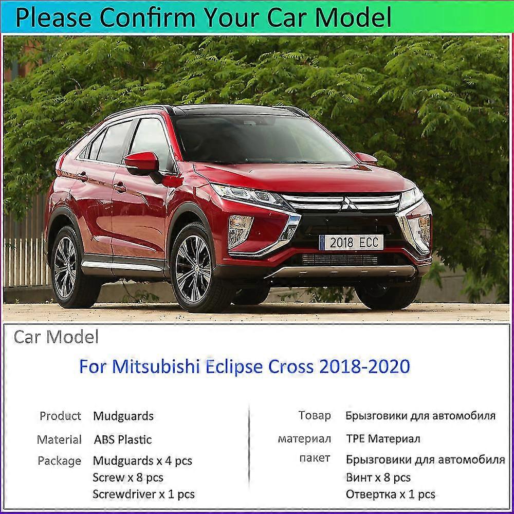 for Mitsubishi Eclipse Cross 2018 2019 2020 Car Fender Mudguard Mud Flaps Guard Splash Flap Car ...