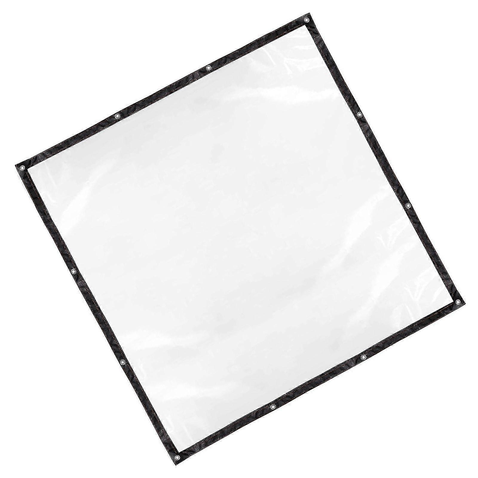 Outdoor Clear Tarp Curtain Waterproof Wind-proof Transparent Vinyl Tarp ...
