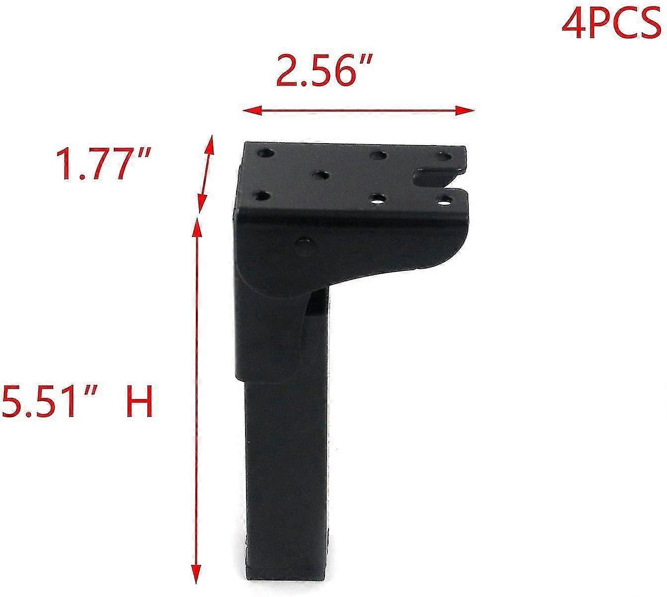 Folding Table Legs 140mm/5.51#34; Height Iron Locking Hinge 90 Degree ...