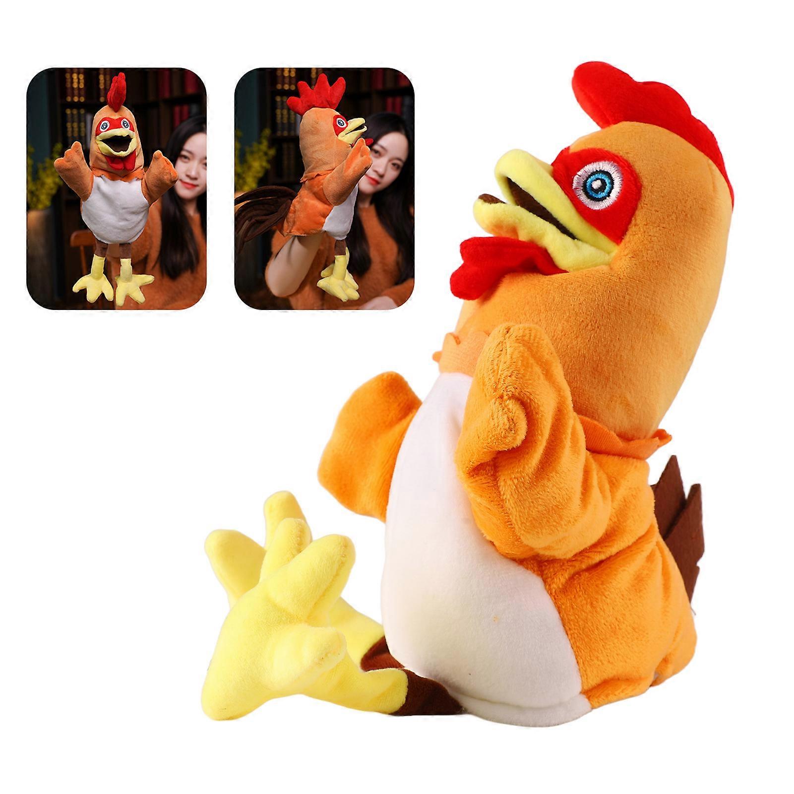 Hand Puppet Soft Plush Animal Toy Stuffed Animal Hand Puppets for ...