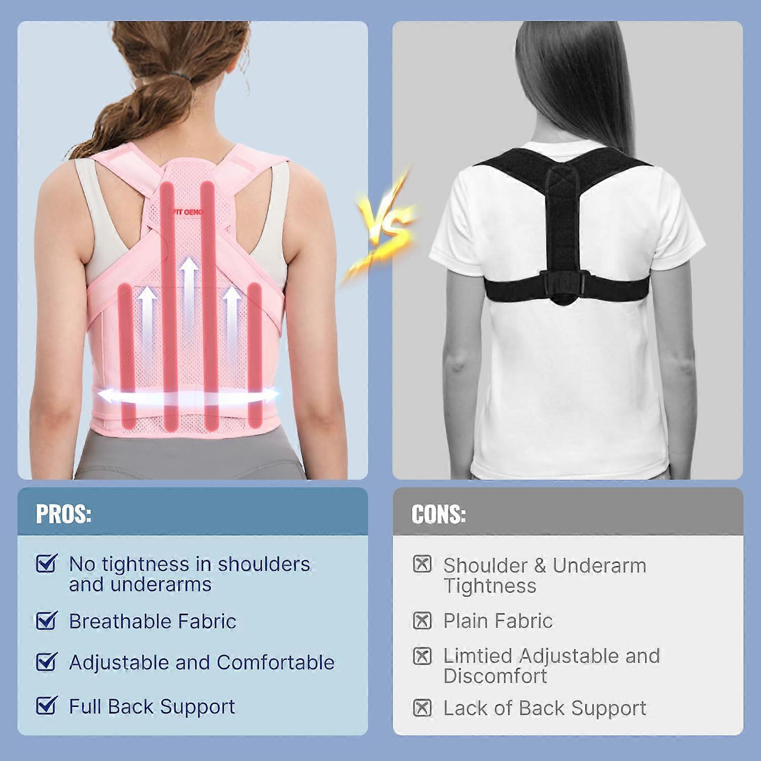 Back Brace Posture Corrector for Women: Shoulder Straightener ...