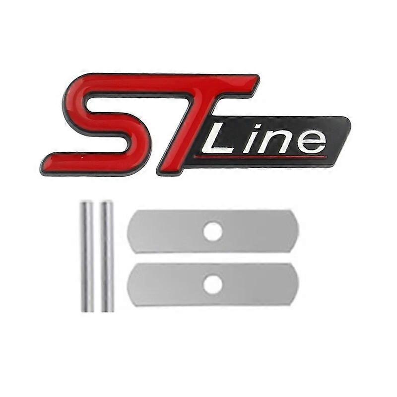 Metal ST Line Logo Bil Front Grill Trunk Emblem Til Ford Kuga MK3 MK2 ...
