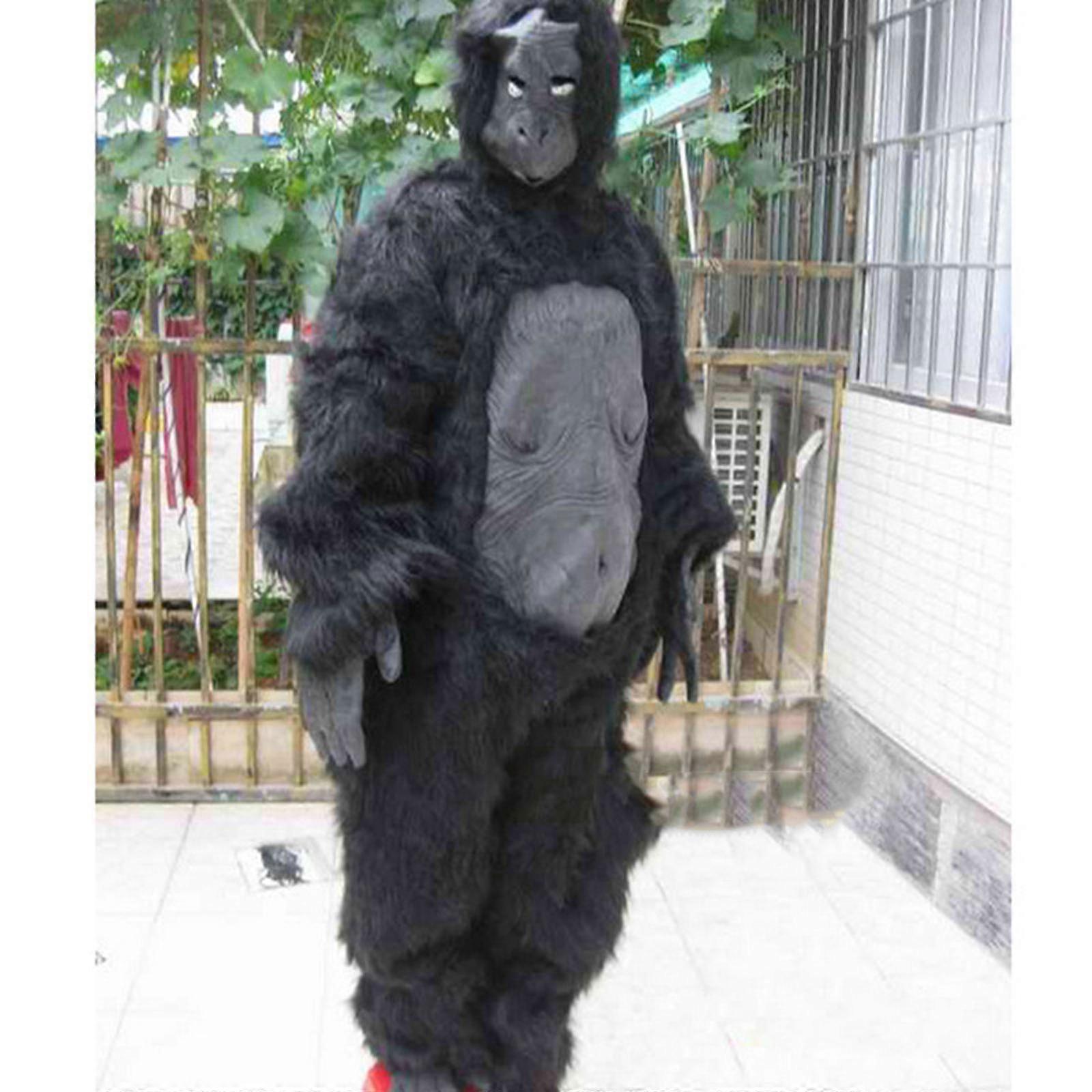 Chimpanzee Costume Halloween for Adults for Roles Play Fancy Dress ...