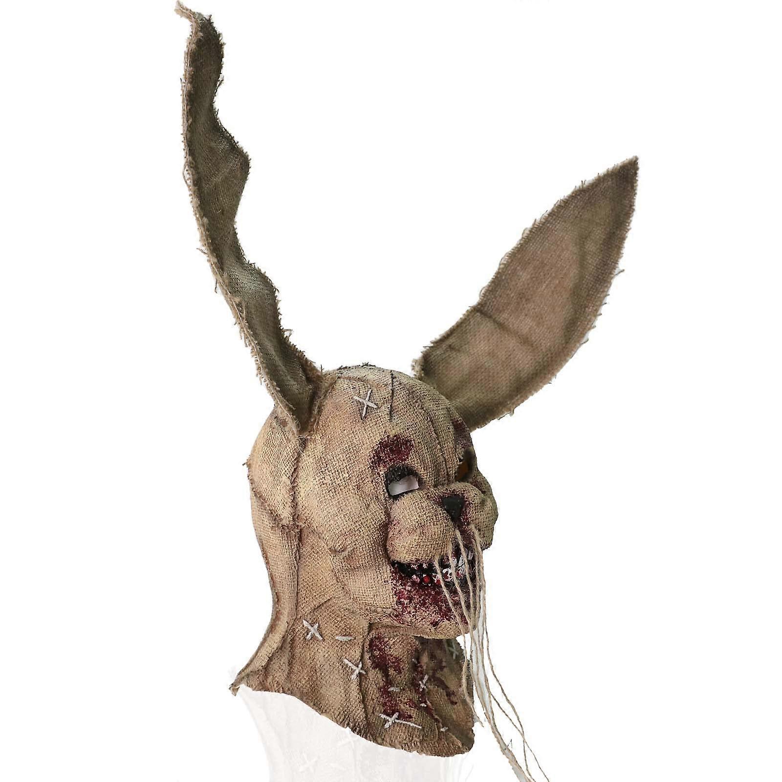 Cafele Bloody Rabbit Bunny Mask Halloween Scary Mask Creepy Halloween ...