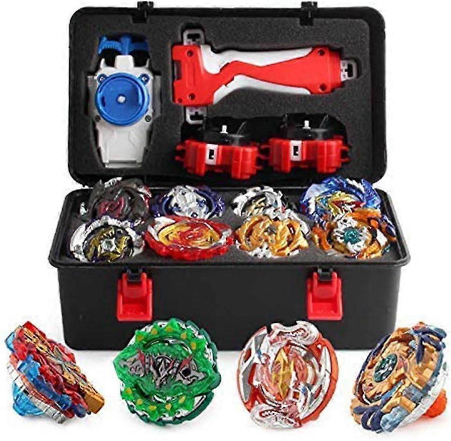 Spinning Tops Set With Launcher, Battling Tops Burst Turbo Set Metal ...