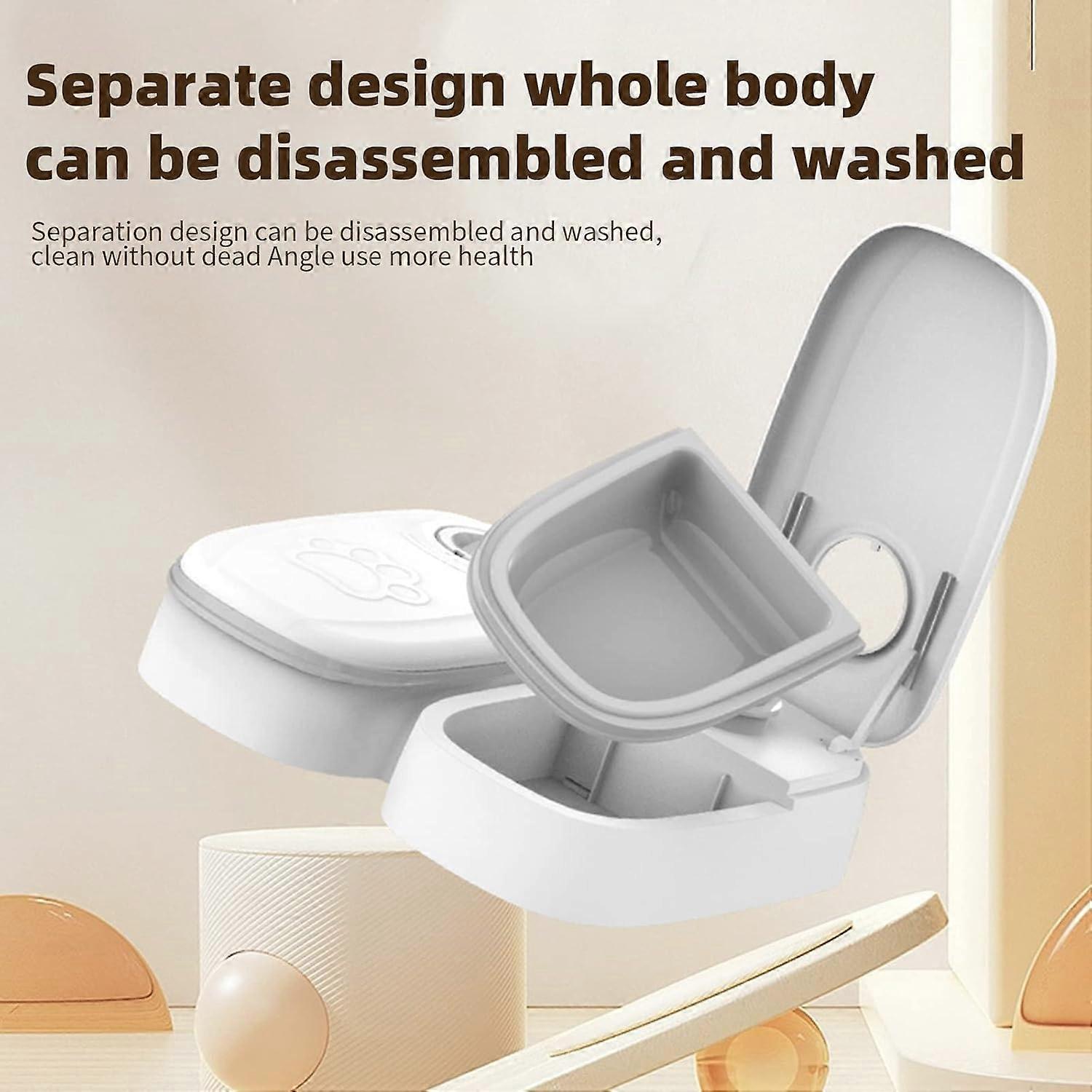 Automatic Cat Feeder, Cat Feeder Automatic with 48H Timer Wet Dry Food ...