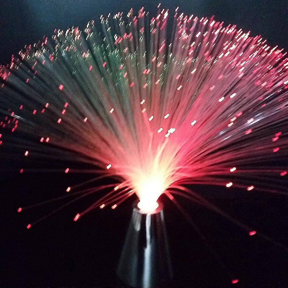 Fiber Optic Lamp Changing Colour Rotating Led Fiber Optic Desk Lamp ...
