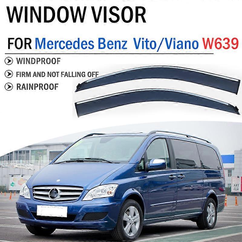 FOR Mercedes Benz Viano V-Class Vito W447 W639 Window Visor Deflector ...