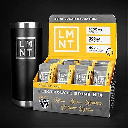 LMNT Zero-Sugar Electrolytes Orange Salt 30 Sticks | Fruugo UK