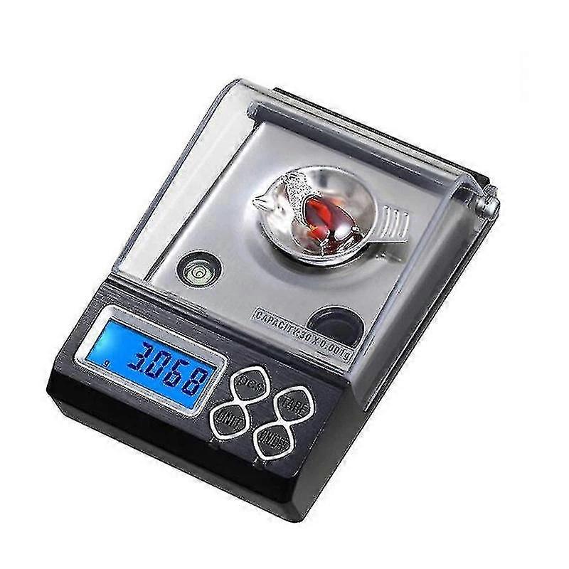 High Precision 50g/0.001g Laboratory Weight Balance Digital Milligram ...