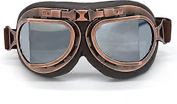 Goggles Aviator Pilot Style Motorcycle Cruiser Scooter Goggle Bike ...