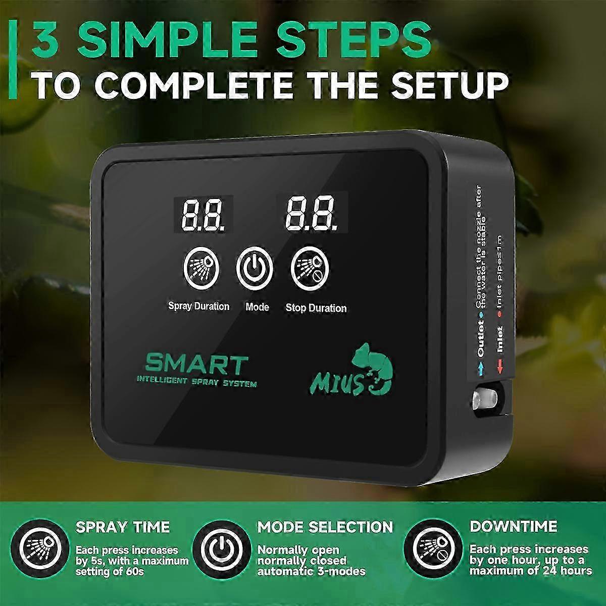 Intelligent Automatic Mist System Set Electronic Timer LCD Screen ...