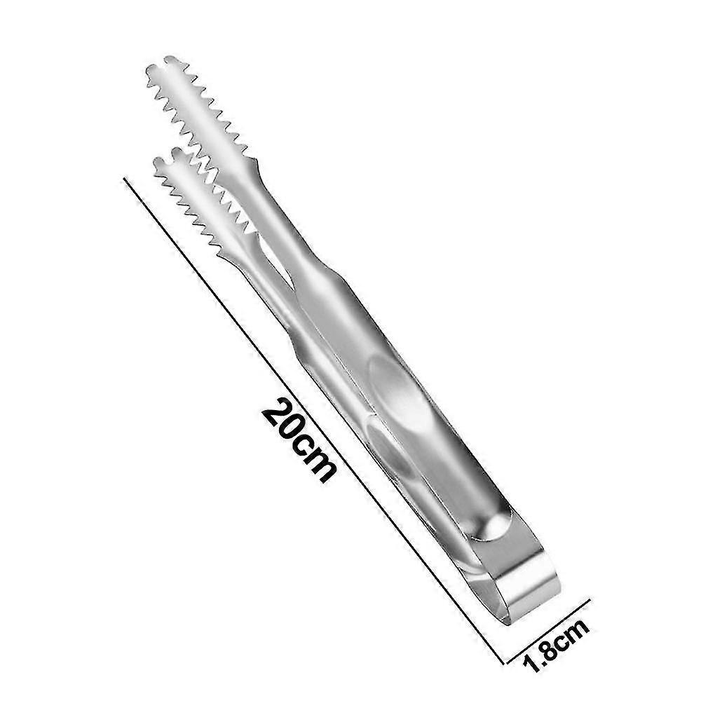 Stainless Steel Ice Cube Tongs, Ice Serving Tongs For Cocktails ...