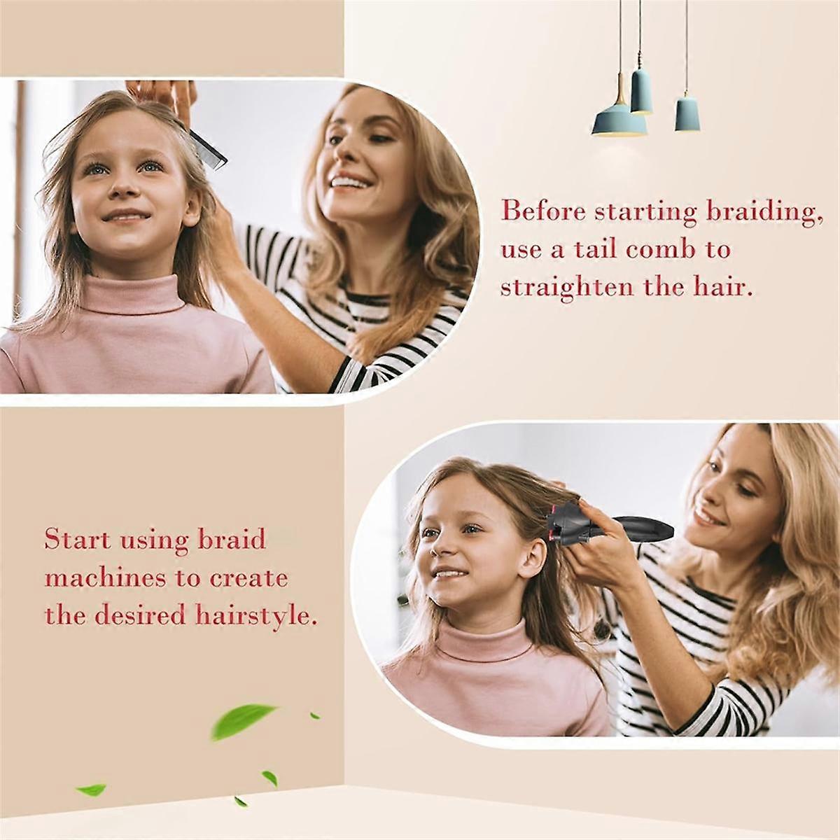 Automatic Braid & Rat Tail Comb Set Automatic Hair Twister Automatic ...