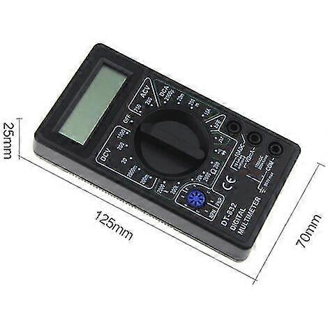1999 Dt-832 Digital Multimeter Counts Ac/dc Amps Volt Ohm Tester ...