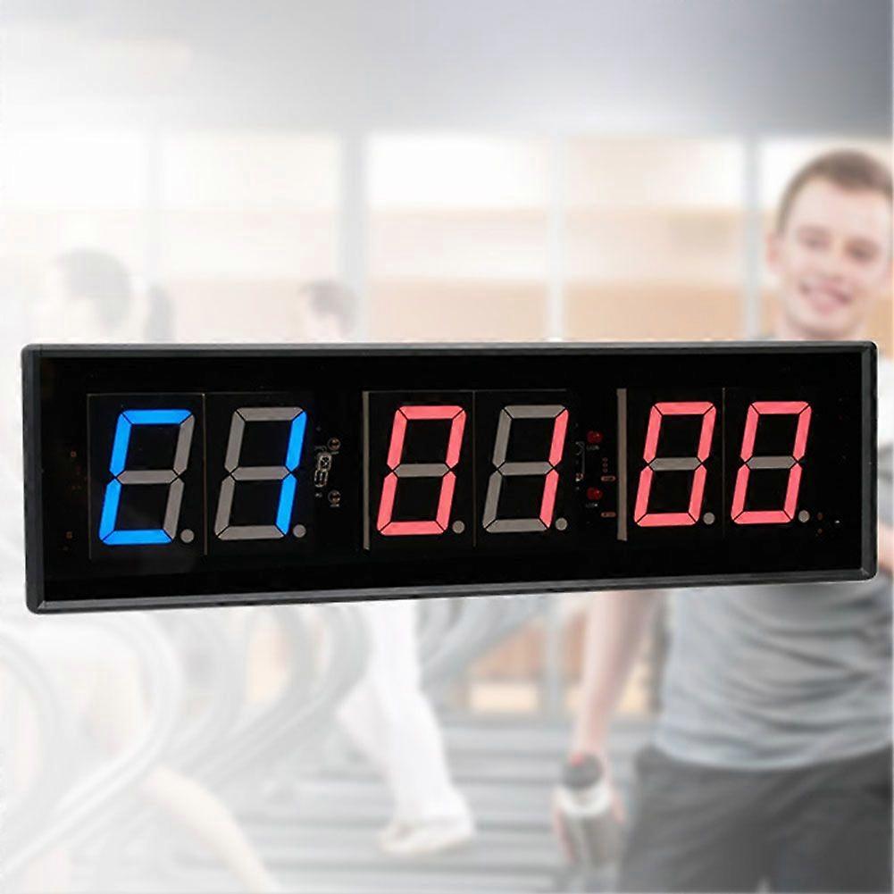 Sports Digital Timer with Remote 6 Digit LED Wall Digital Timer ...