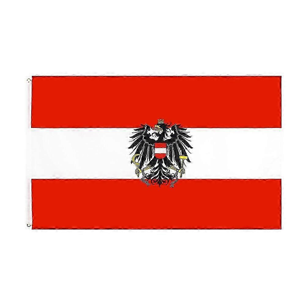 90*150cm Austria Eagle Flags and Banners National with Coat of Arms ...