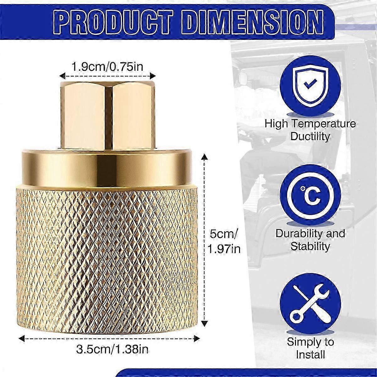 2 Pack Forklift Connector Female 7141F, Propane Tank Adapter, 1-1/4Inch ...