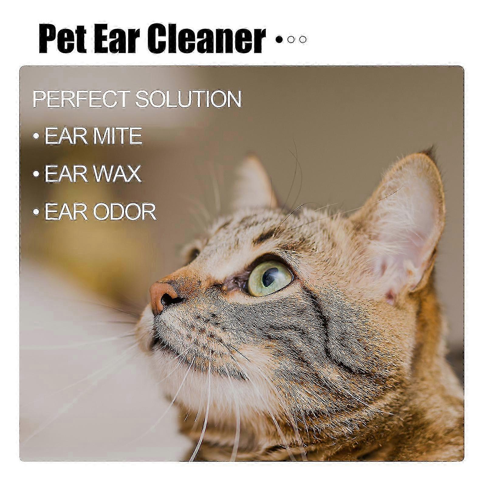 Pet Ear Drops for Mites Odor Removal Ear Drop, Ear Infection Solution ...