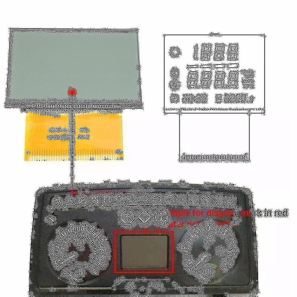 Lcd Display For John Deere Massey Ferguson Tractors Instrument Cluster Screen Repair Replacement ...