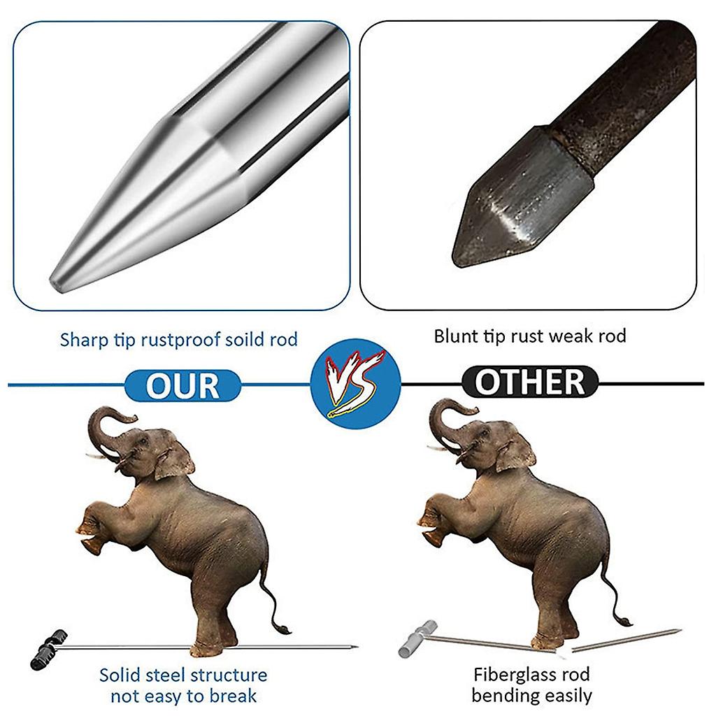 Soil Sampler T-Style Soil Test Probes Retractable- for Lawn & Plant ...