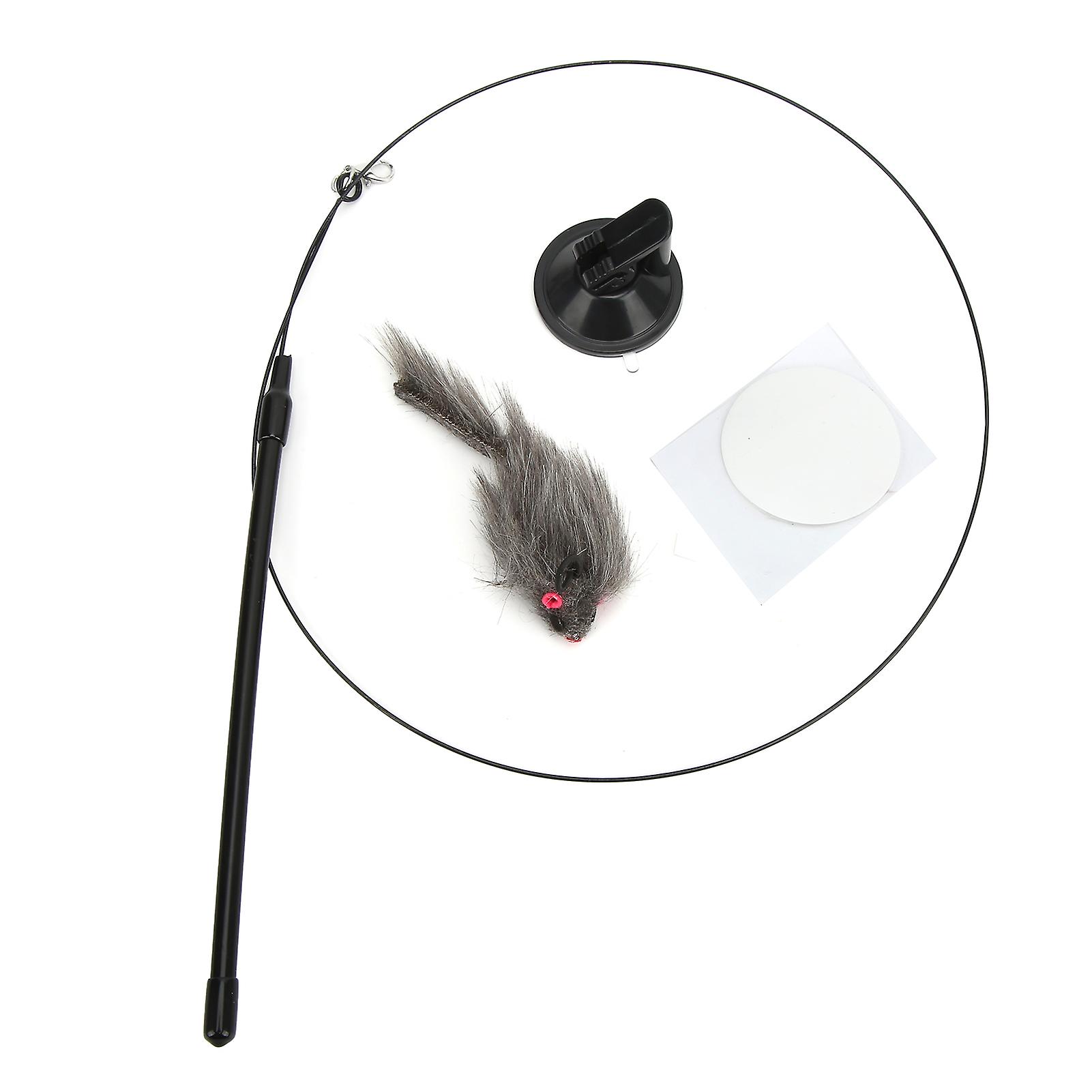 Funny Cat Feather Stick Interactive Handheld Cat Feather Wand with ...