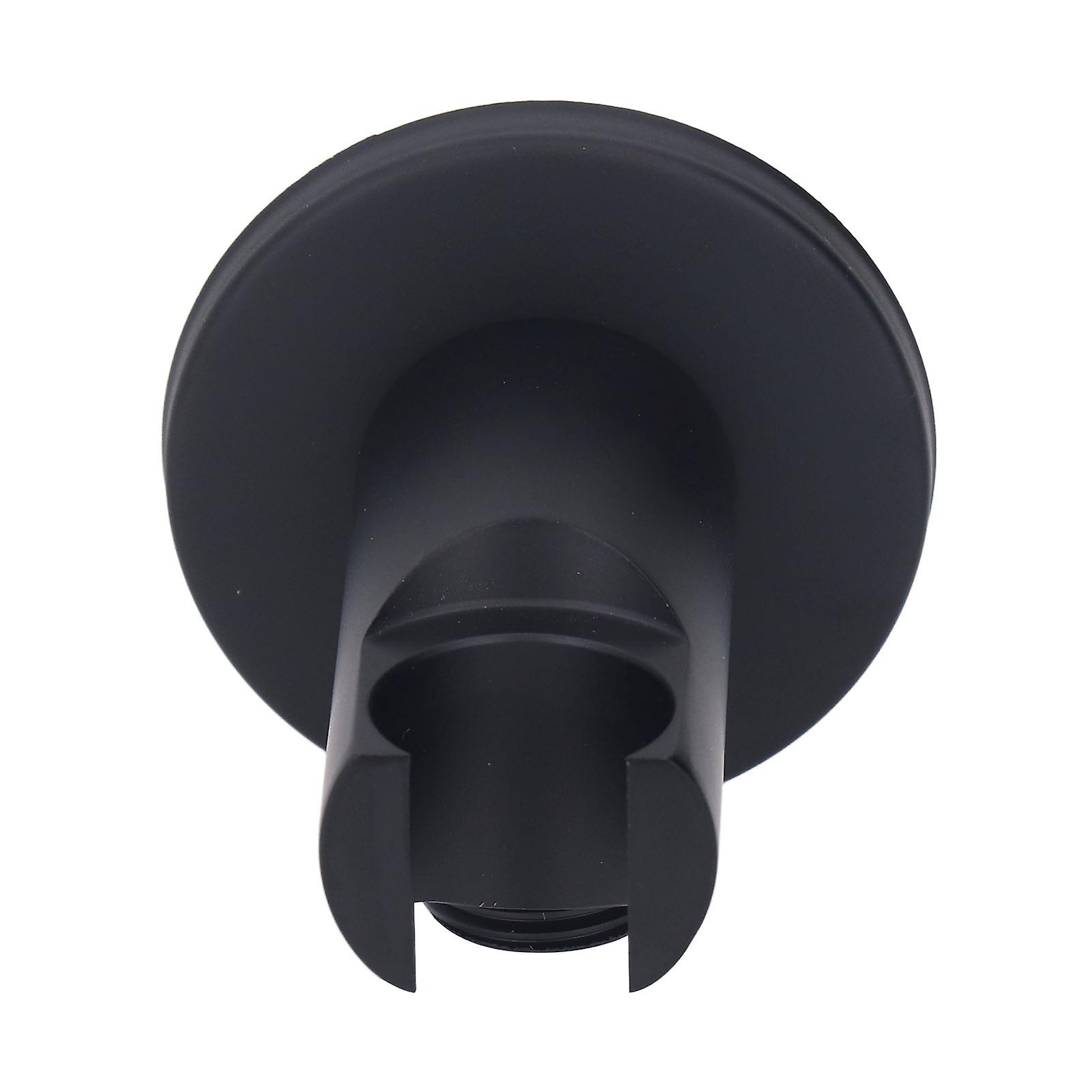 Solid Brass Wall Union Matte Black Finish Round Wall Mount Bracket ...