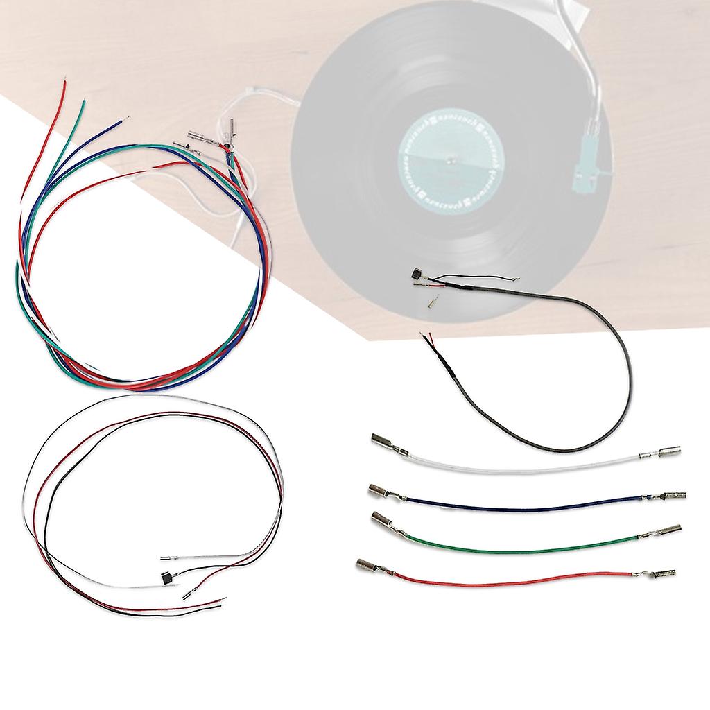 Silver Plated Cartridge Phono Cable Wires for Record Player Headshell ...