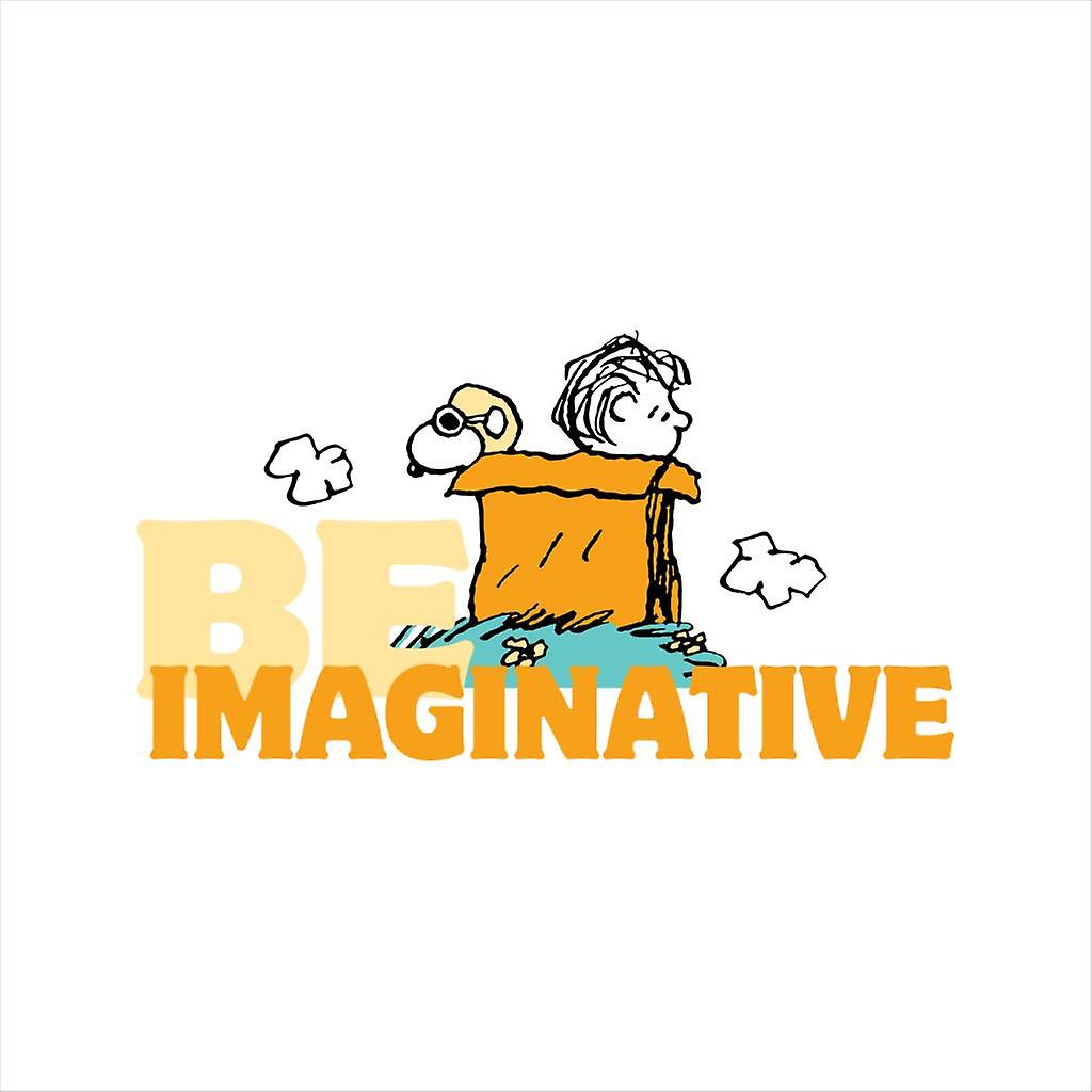 Peanuts Snoopy Charlie Brown Be Imaginative Women's T-Shirt | Fruugo US