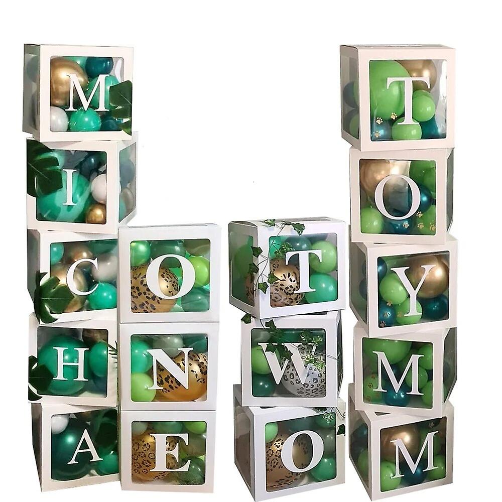 1pc Transparent Balloon Packing Box Birthday Balloon Boxes for Happy ...