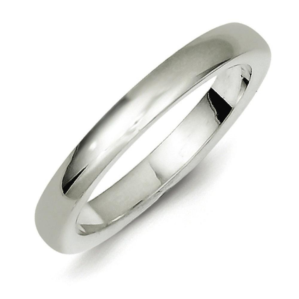 925 Sterling Silver Solid Polished Engravable 3mm Comfort Fit Band Ring ...