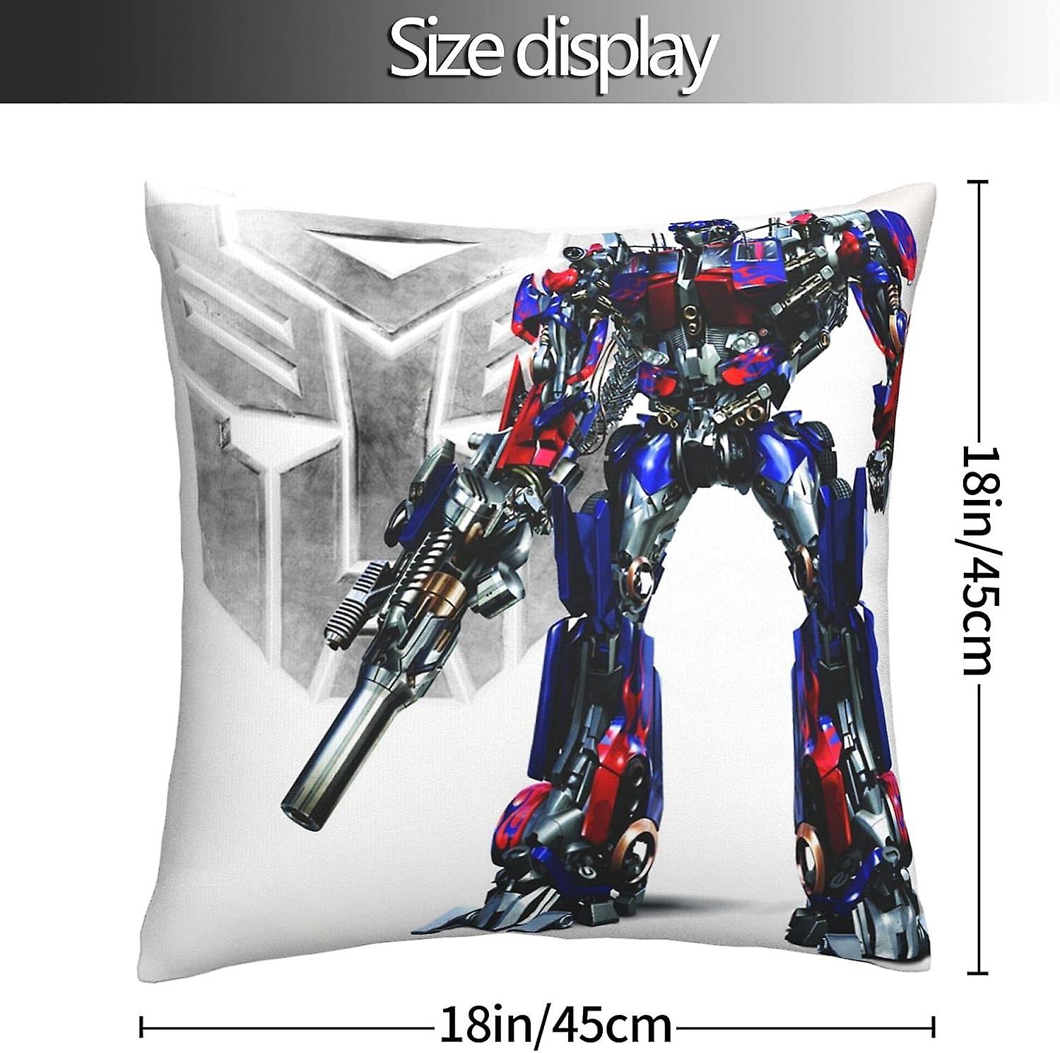Transformers Cushion Cover Decorative Square Throw Pillow Cover Sofa ...