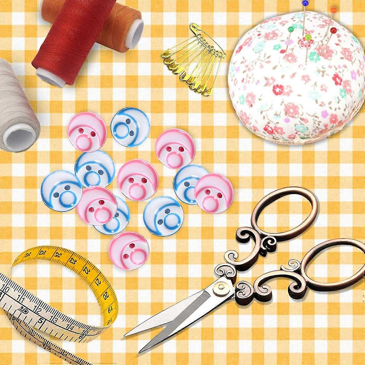 (216 Pieces, 9 Colors, 12.5 Mm) Children's Sewing Button, Kids Buttons ...