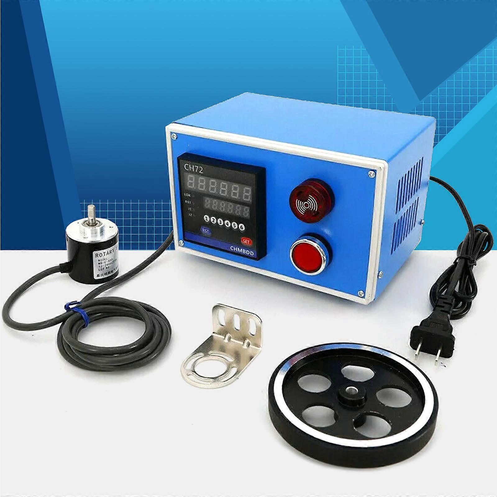 Digital Length Gauge Roll Wheel Counter Length Counter Unit Encoder Tool | Fruugo UK