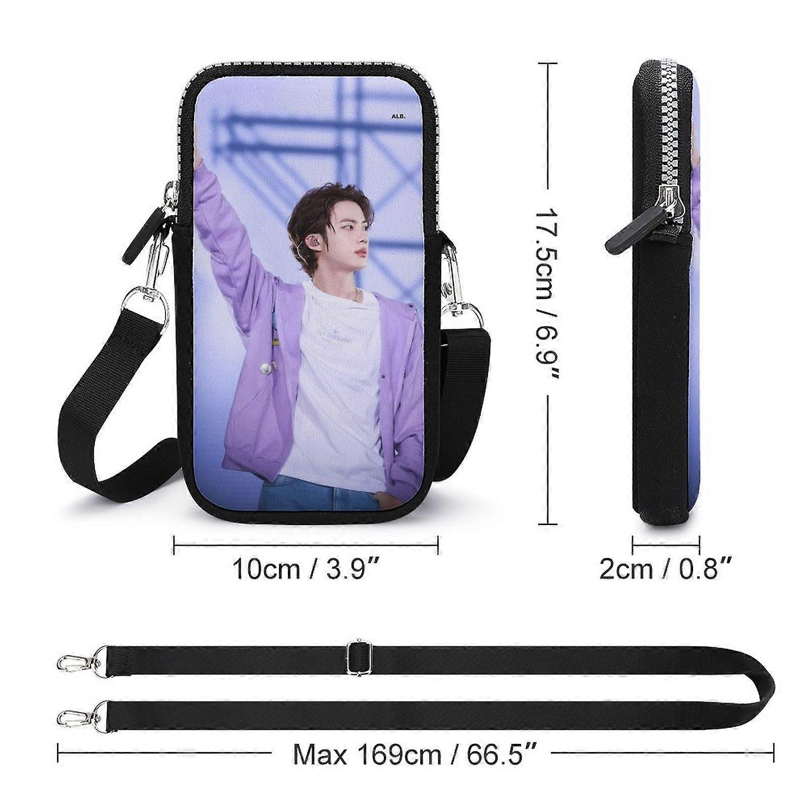 BTS Jin (59) Messenger Bag Fashion Phone Shoulder Bag-ML482 | Fruugo UK
